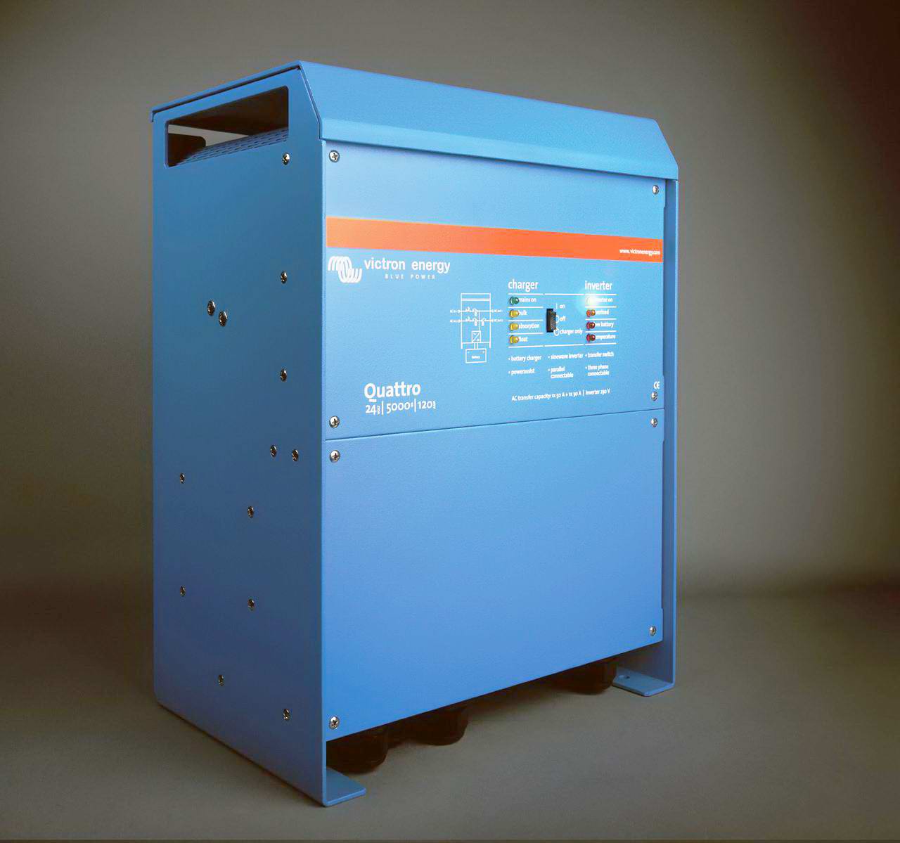 Victron Inverters with Battery Management system.